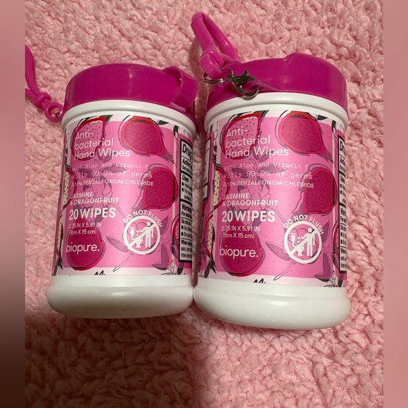 biopure | Bath & Body | Biopure Antibacterial Hand Wipes Pink And White ...